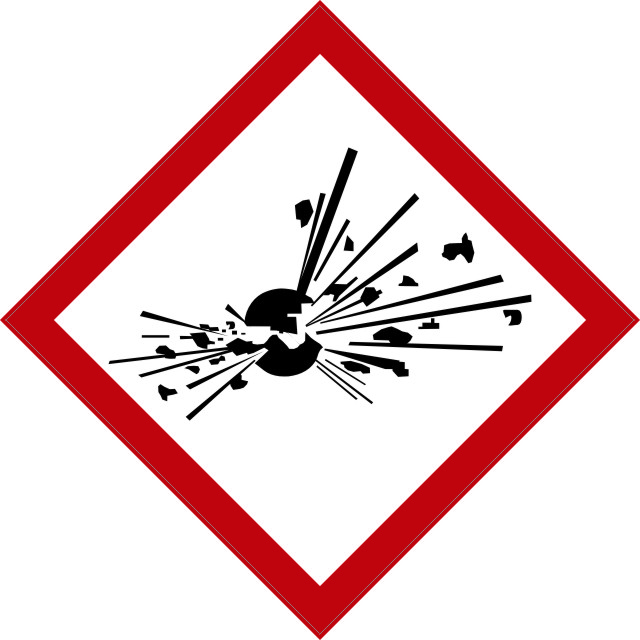 GHS Symbol 01 Explosinsgefährliche Stoffe | J. Ed. Wunderle oHG