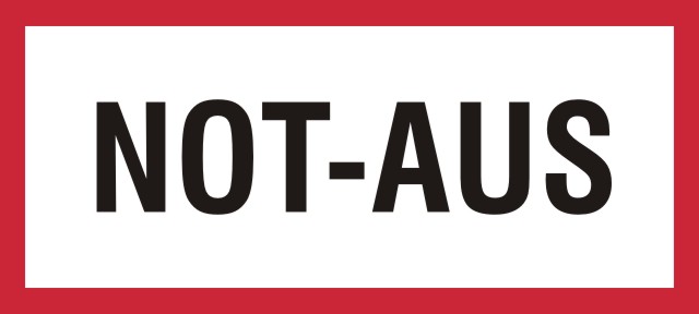 Not-Aus | J. Ed. Wunderle oHG